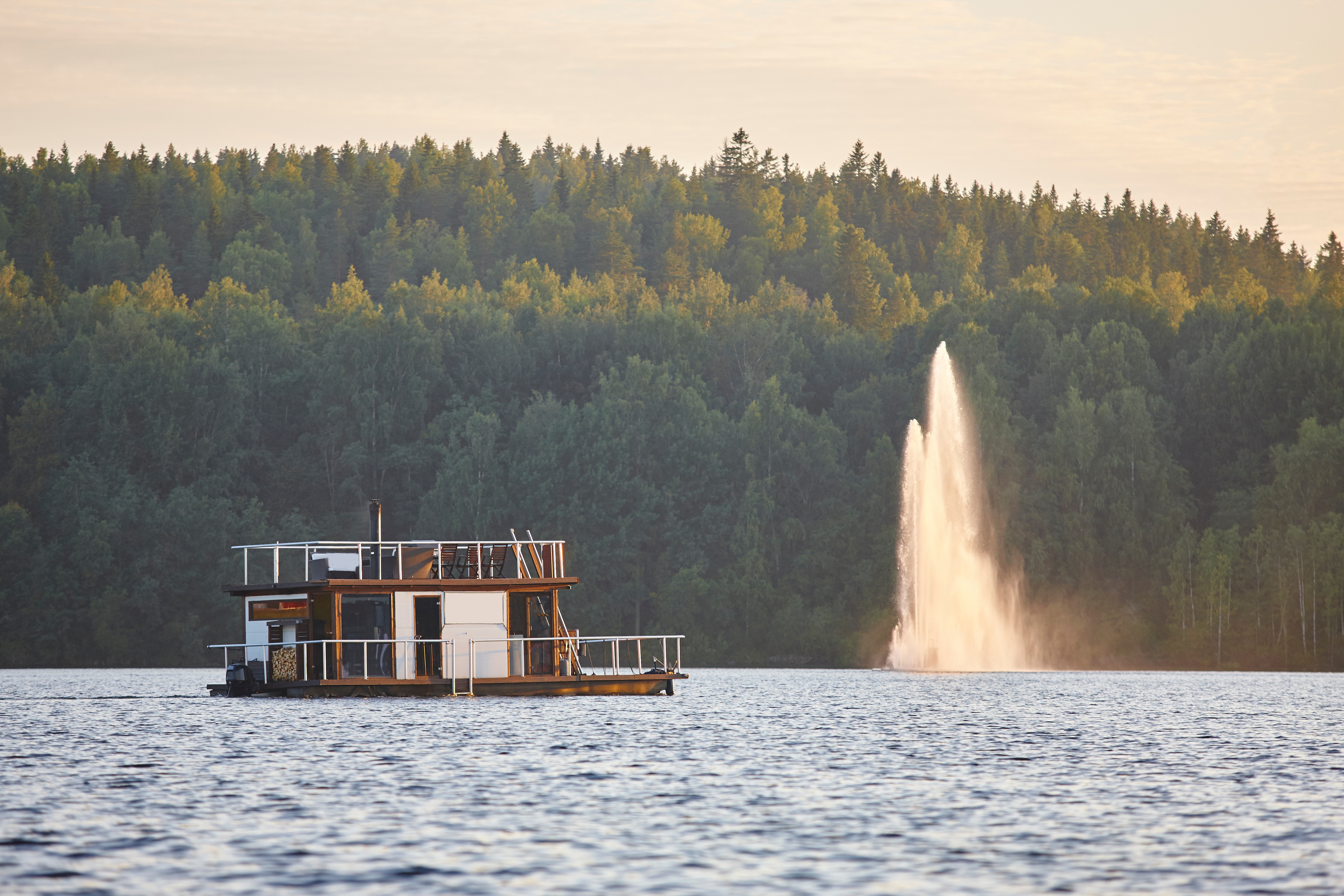 Sauna by boat in the Finnish archipelago